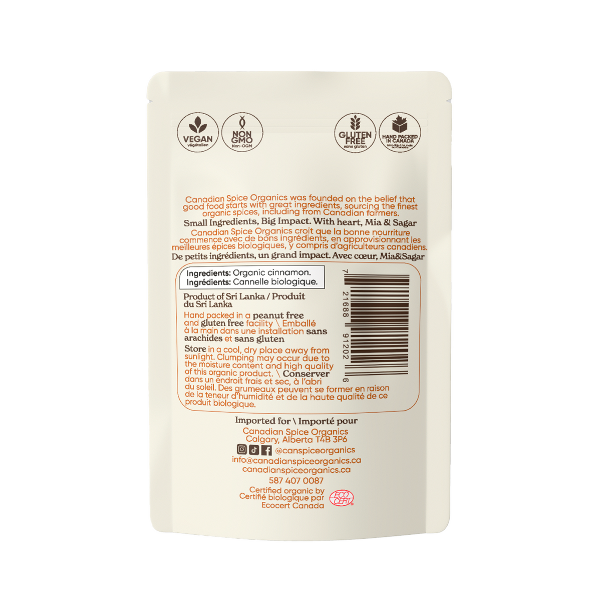 Organic Ceylon Cinnamon Powder – CanSpice Organics